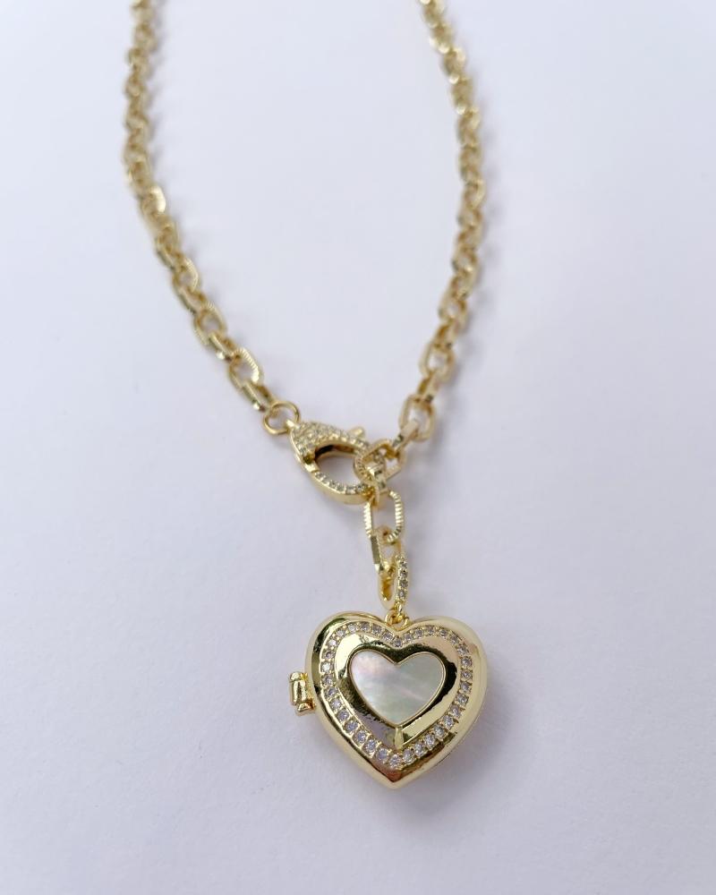 Collar relicario corazón - Tabizú