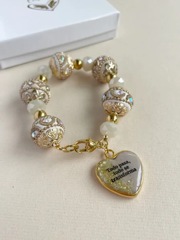 Pulsera cuencas tibetanas nude Todo pasa - Tabizú